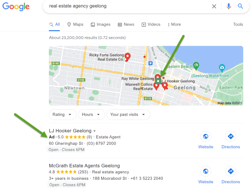 Google Maps Ads Management